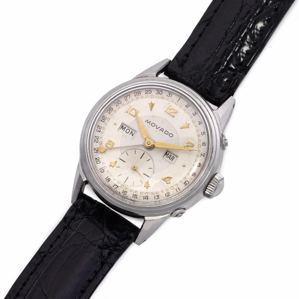 Movado Triple Calendar Calendograph Acvatic circa 1948 - Master Of Time